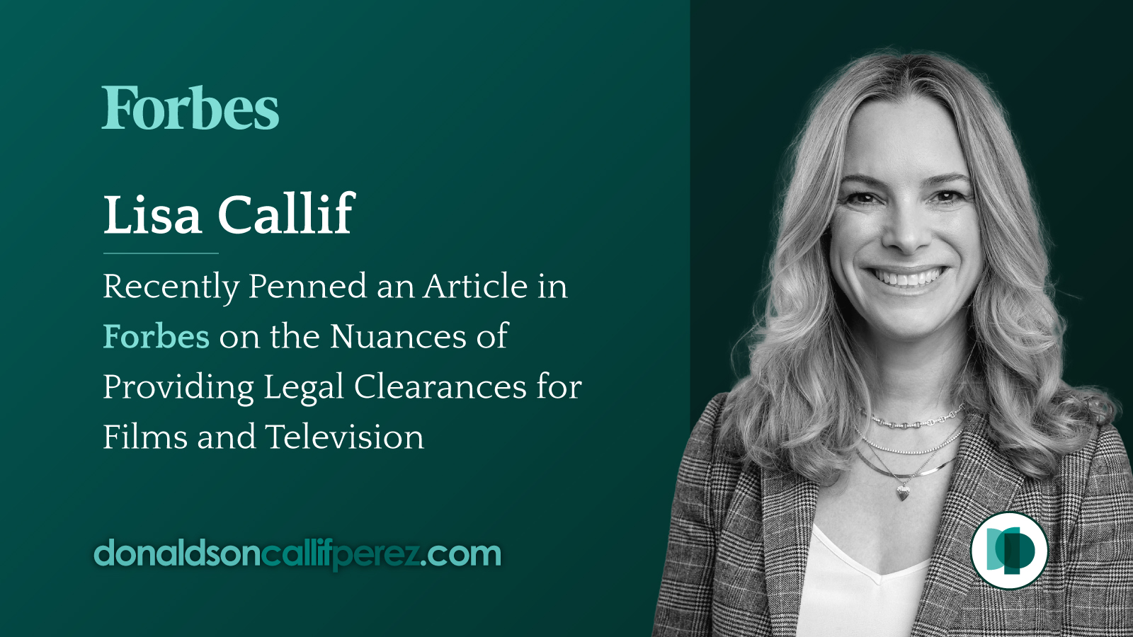 Lisa Callif Pens Forbes Article on Legal Clearances of Emmy Non-Fiction ...