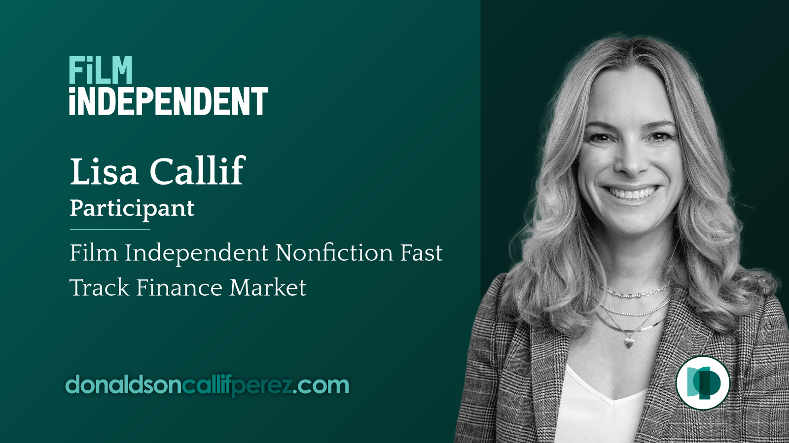 Lisa Callif is Slated to Participate in the 2024 Film Independent Fast ...